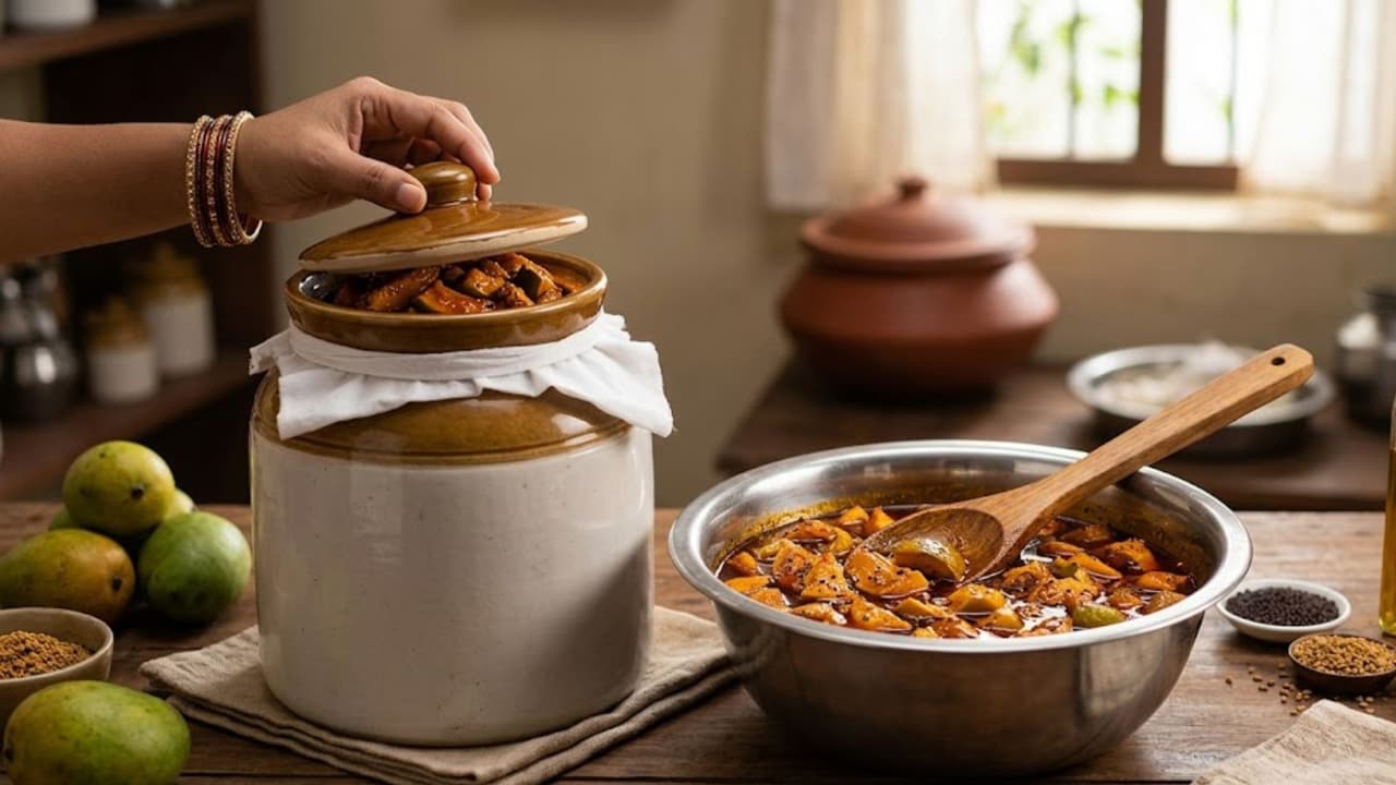 Pickle Recipe: ಎಣ್ಣೆ ಇಲ್ಲದೇ ಮಾವಿನಕಾಯಿ ಉಪ್ಪಿನಕಾಯಿ ದೀರ್ಘಕಾಲ ಉಳಿಯಲು ಈ ...