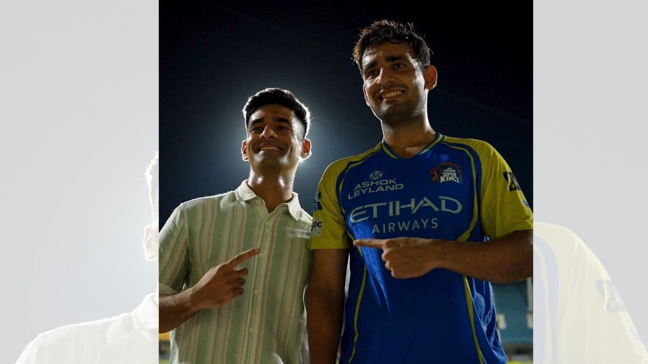 IPL 2026: Anshul Kamboj Meets Doppelganger Army Official From CM Vijay ...