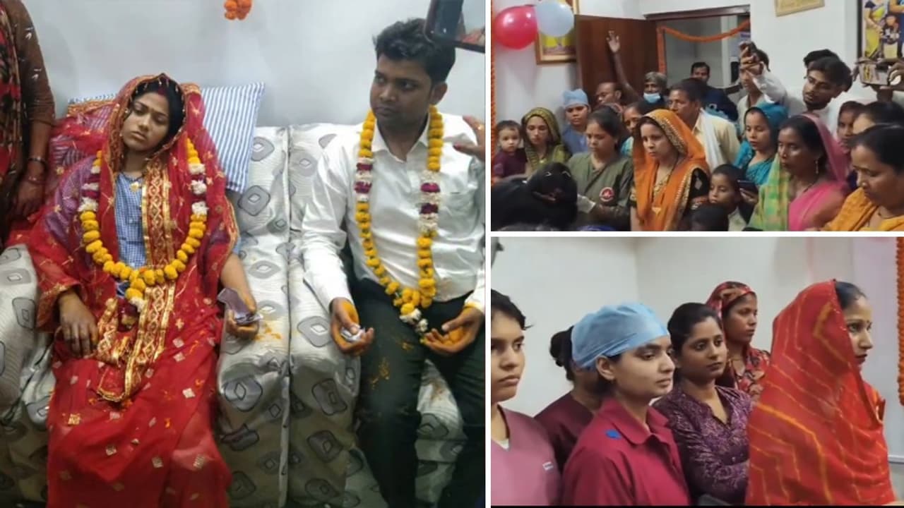 Viral Video: Kanpur Groom Marries in Hospital Bride After Fire at Haldi ...