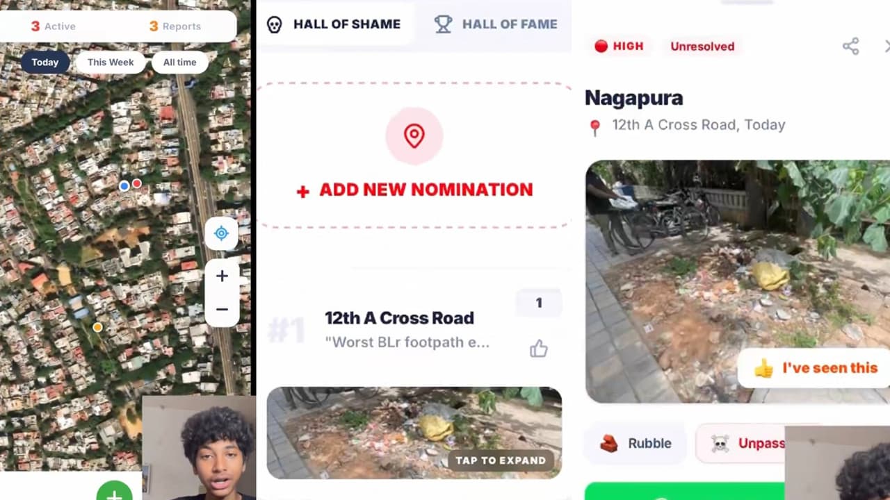 Bengaluru Teen Creates ‘Tinder For Footpaths’ App To Fix Broken Roads ...