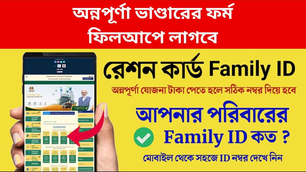 Annapurna Bhandar: অন্নপূর্ণা ভাণ্ডারের ফর্মে দিতে হবে রেশনের ফ্যামিলি ...