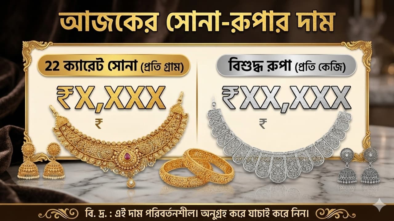 Gold Price Today Kolkata: মঙ্গলবরে কততে বিক্রি হচ্ছে হলুদ ধাতু! আজ ২২ ও ...