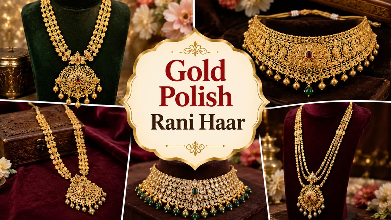 Rani Haar: ५०० रुपयांत मिळवा सुंदर राणीहार | 7 Timeless Gold Polish ...
