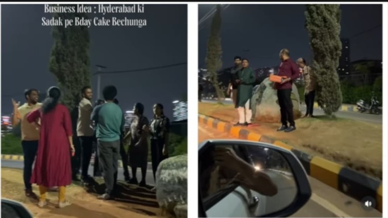 15 Birthday Cakes on Road Divider: Hyderabad's Bizarre Celebration ...