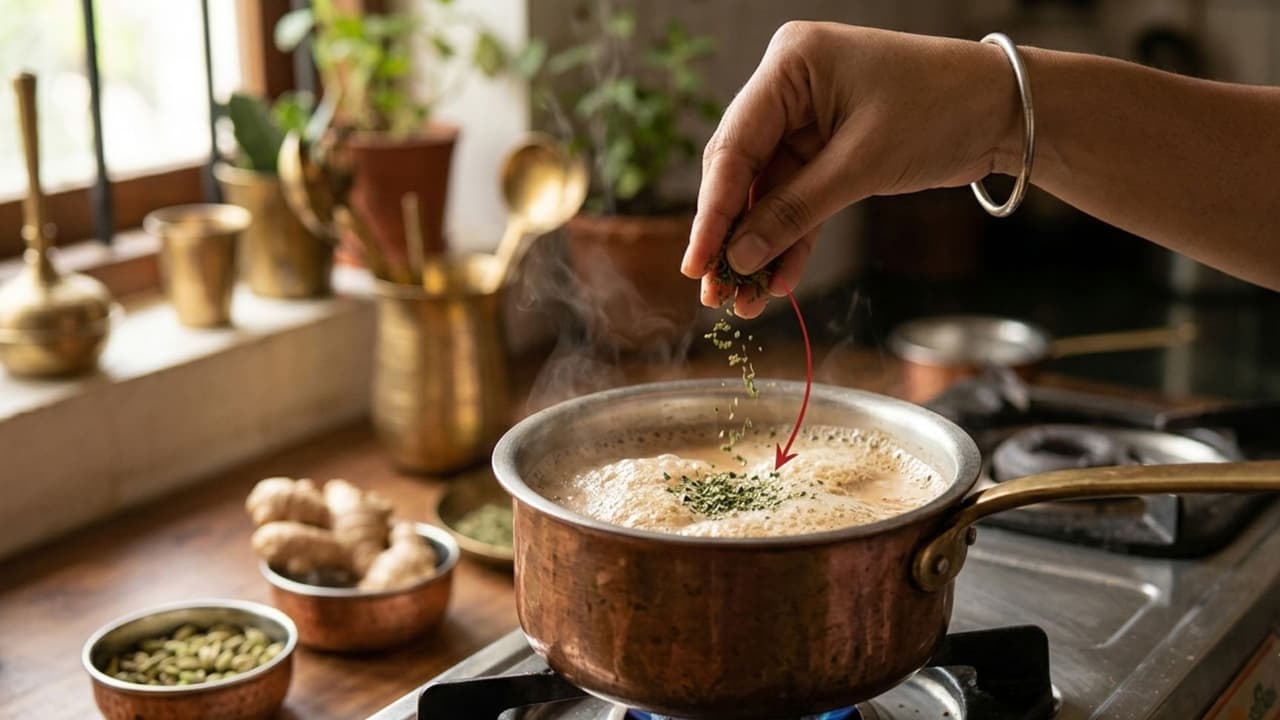 Kadak Chai: டீ கடை சுவையில் Strong Tea.! டீ போடும்போது கடைசியா இந்த ...