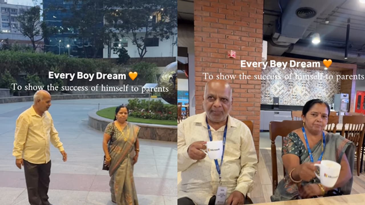 VIRAL VIDEO | Bengaluru Engineer Takes Parents to Office For Tour ...