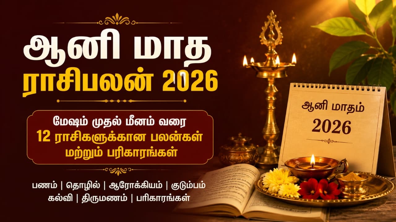 Aani Month 2026: ஆனி மாத ராசிபலன் 2026 - 12 ராசிகளுக்கான பலன்கள் ...