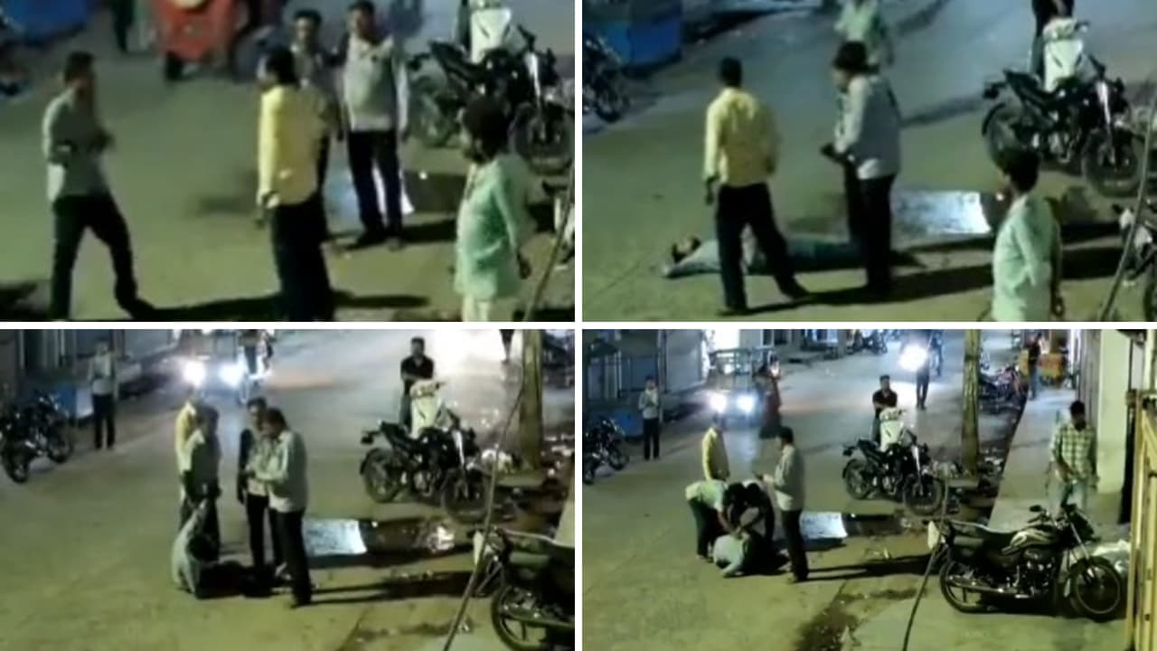 One Slap, Sudden Collapse: Shocking UP Roadside Incident Caught on ...