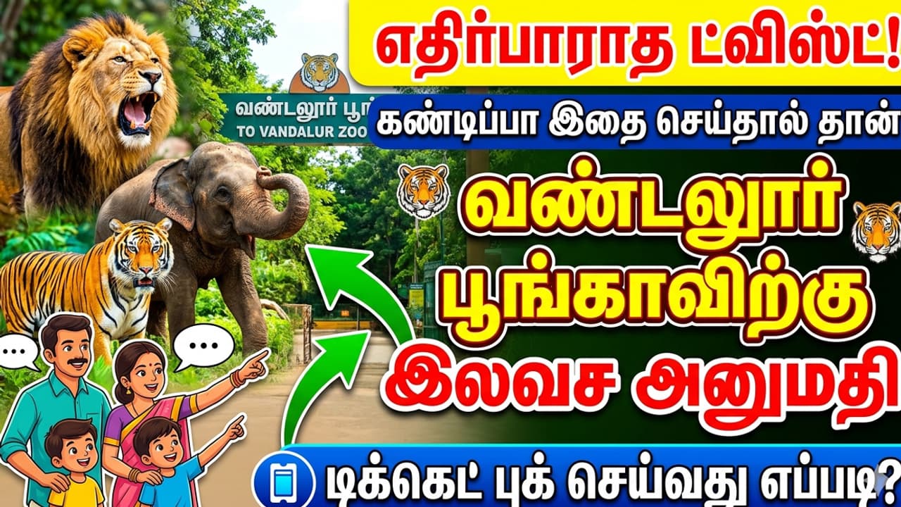 Vandalur Zoo: எதிர்பாராத ட்விஸ்ட்! கண்டிப்பாக இதை செய்தால் தான் ...