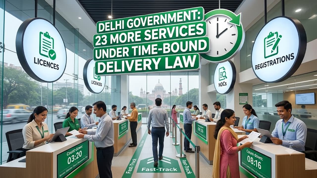 Licences, NOCs and Registrations to Be Issued Faster as Delhi Expands ...