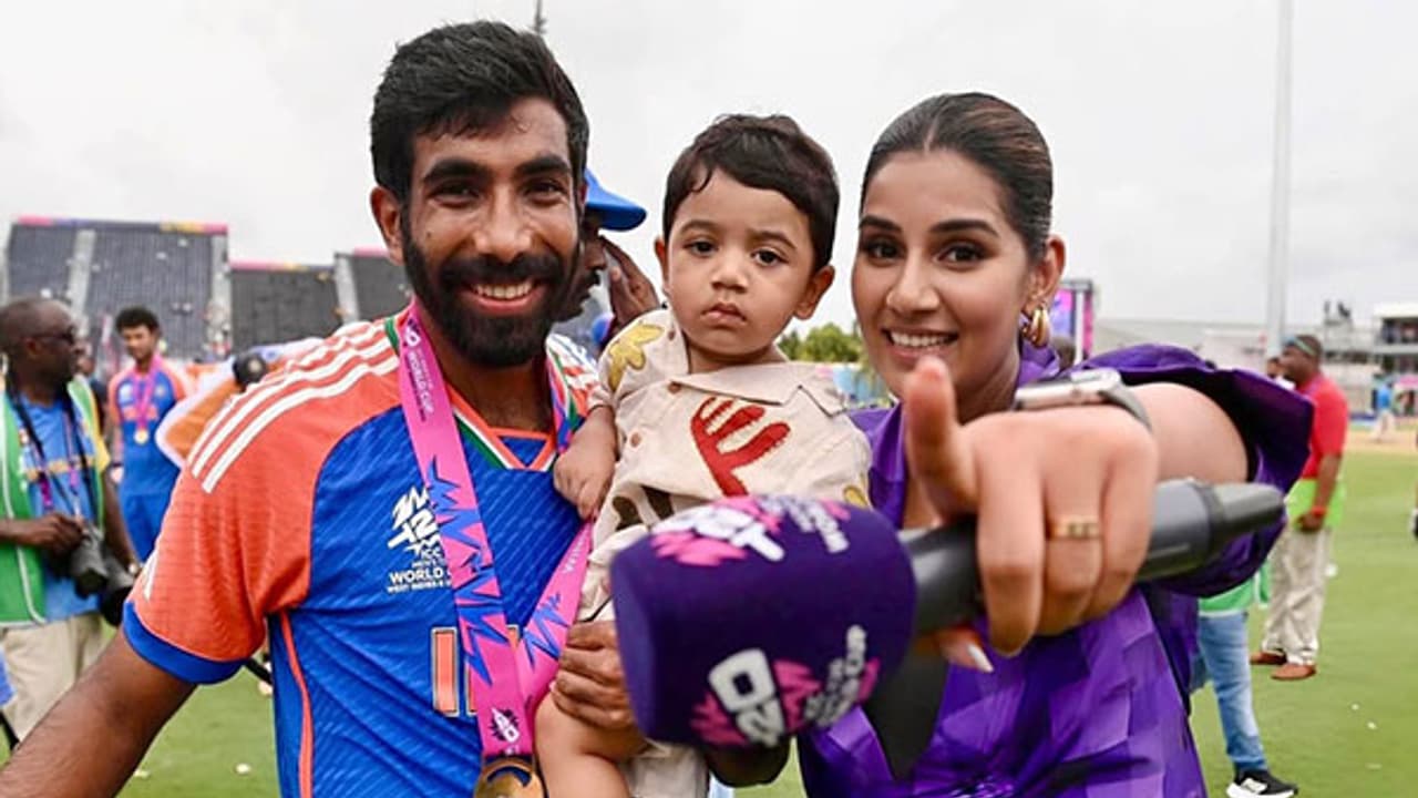 Bumrah's wife Sanjana slams trolls for targeting Angad | Asianet Newsable