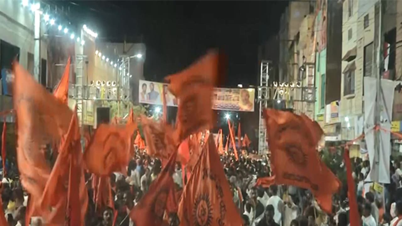 Union Minister Bandi Sanjay leads Hindu Ekta Yatra in Telangana, slams ...