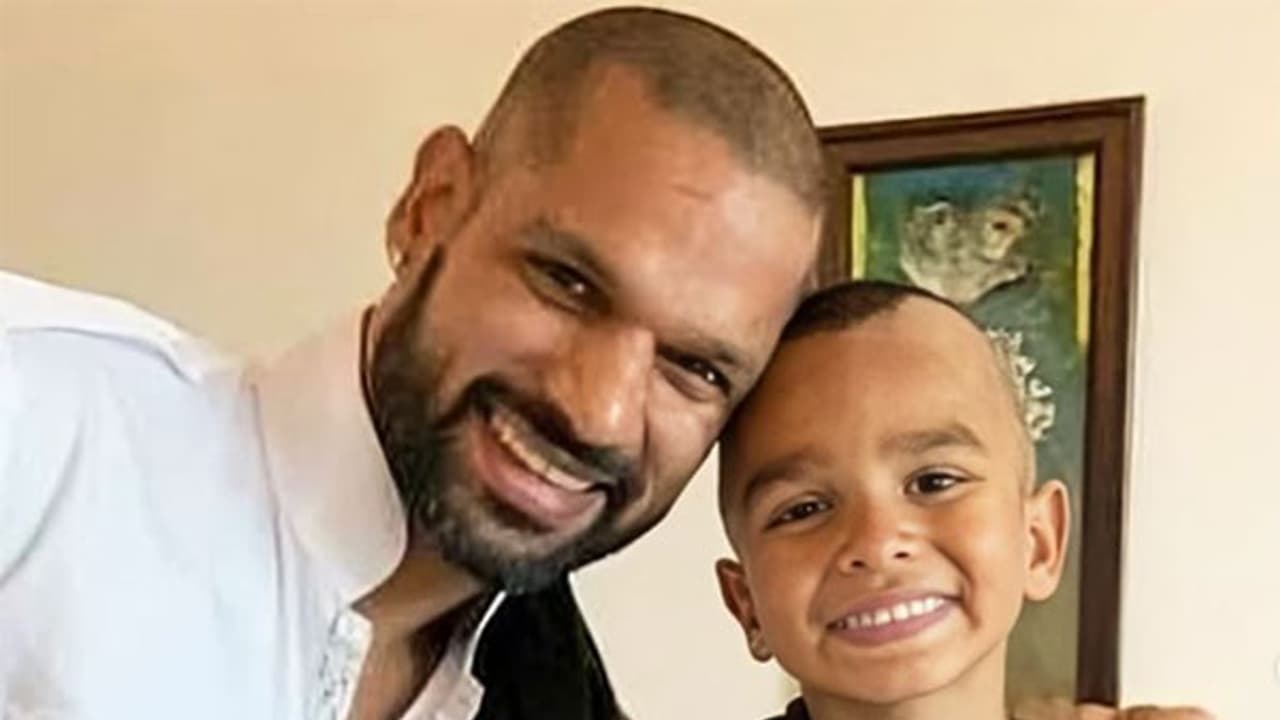 Ex-India Opener Shikhar Dhawan Pens Emotional Note for his Son Zoravar; Read Post | Asianet Newsable