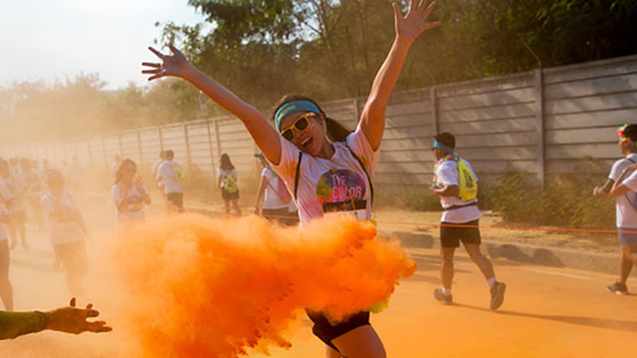 In Pics: Colour Run in Bangkok | Asianet Newsable