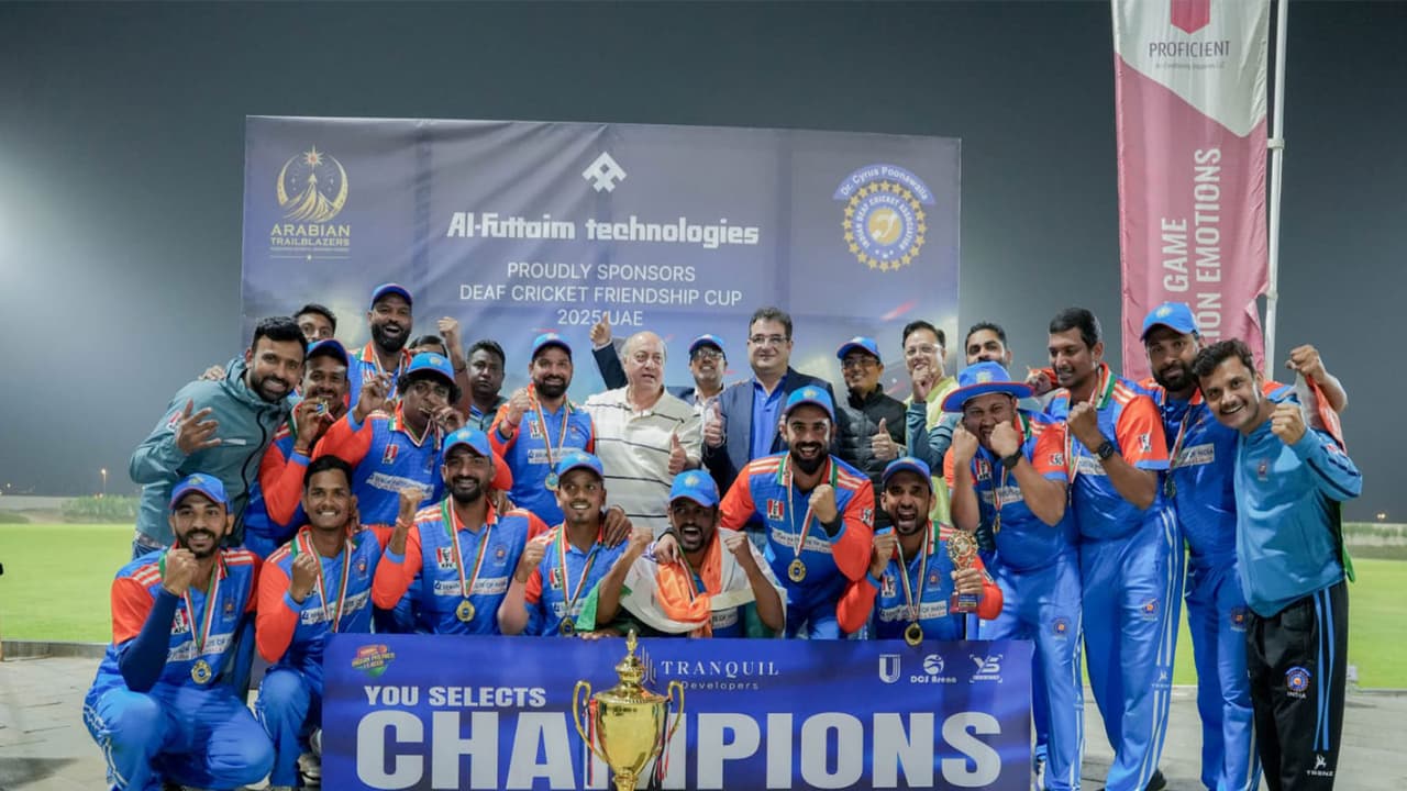 IDCA team clinches 3-0 T20 Deaf Cricket Series victory in Dubai ...