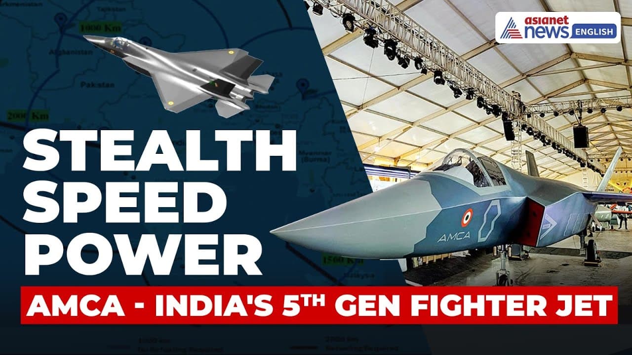 AMCA - India's 5th Gen Stealth Fighter Jet: A Game Changer for Indian Air Power? | Asianet Newsable