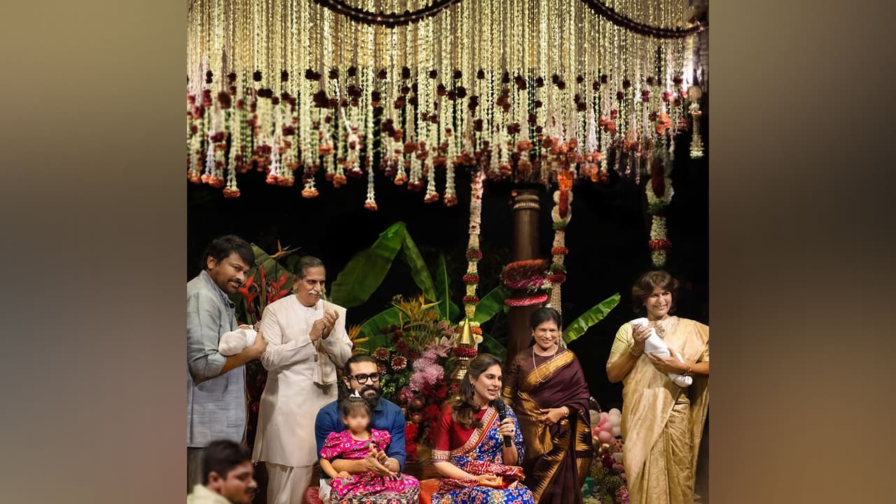 Ram Charan, Upasana's twins named Shiva Ram, Anveera Devi Konidela ...
