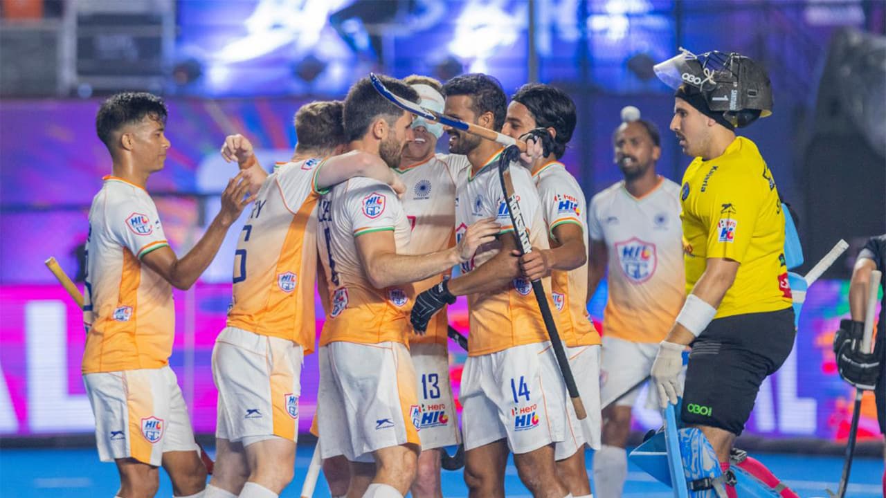 HIL 2025-26: Russell hat-trick seals dramatic 3-2 victory for HIL GC ...