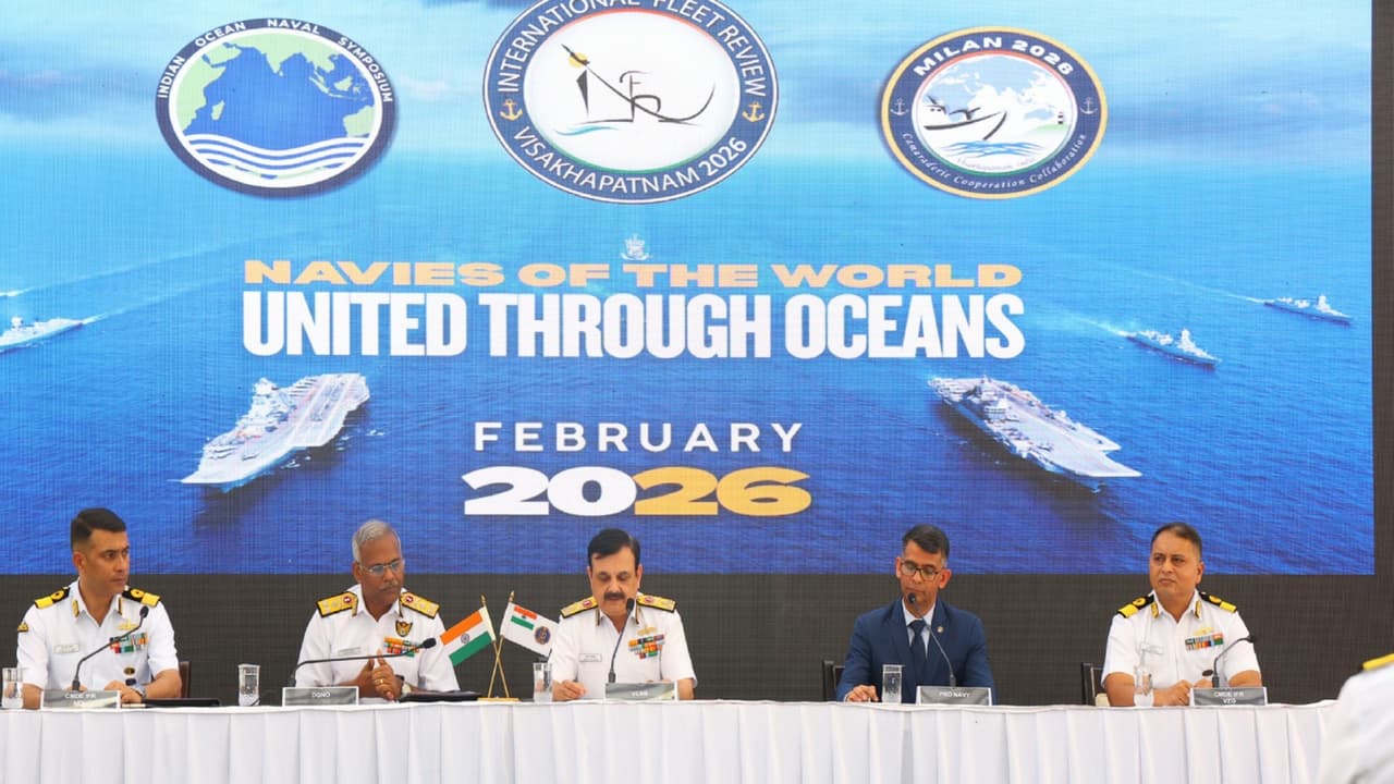 India to host IFR, MILAN 2026, and IONS Conclave in Visakhapatnam, a ...