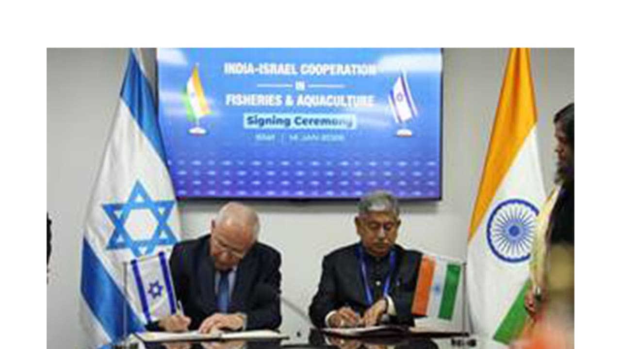 India, Israel deepen fisheries partnership at Blue Food Security Summit ...