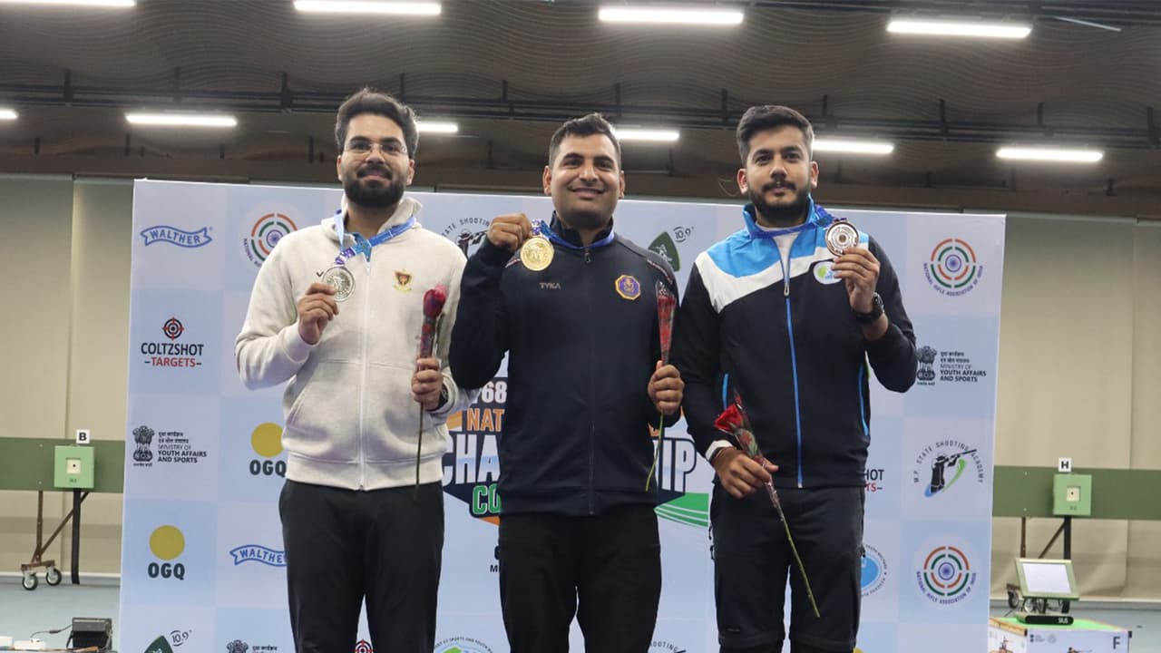 National Shooting: Kiran Jadhav pips Arjun Babuta for 10m Air Rifle ...
