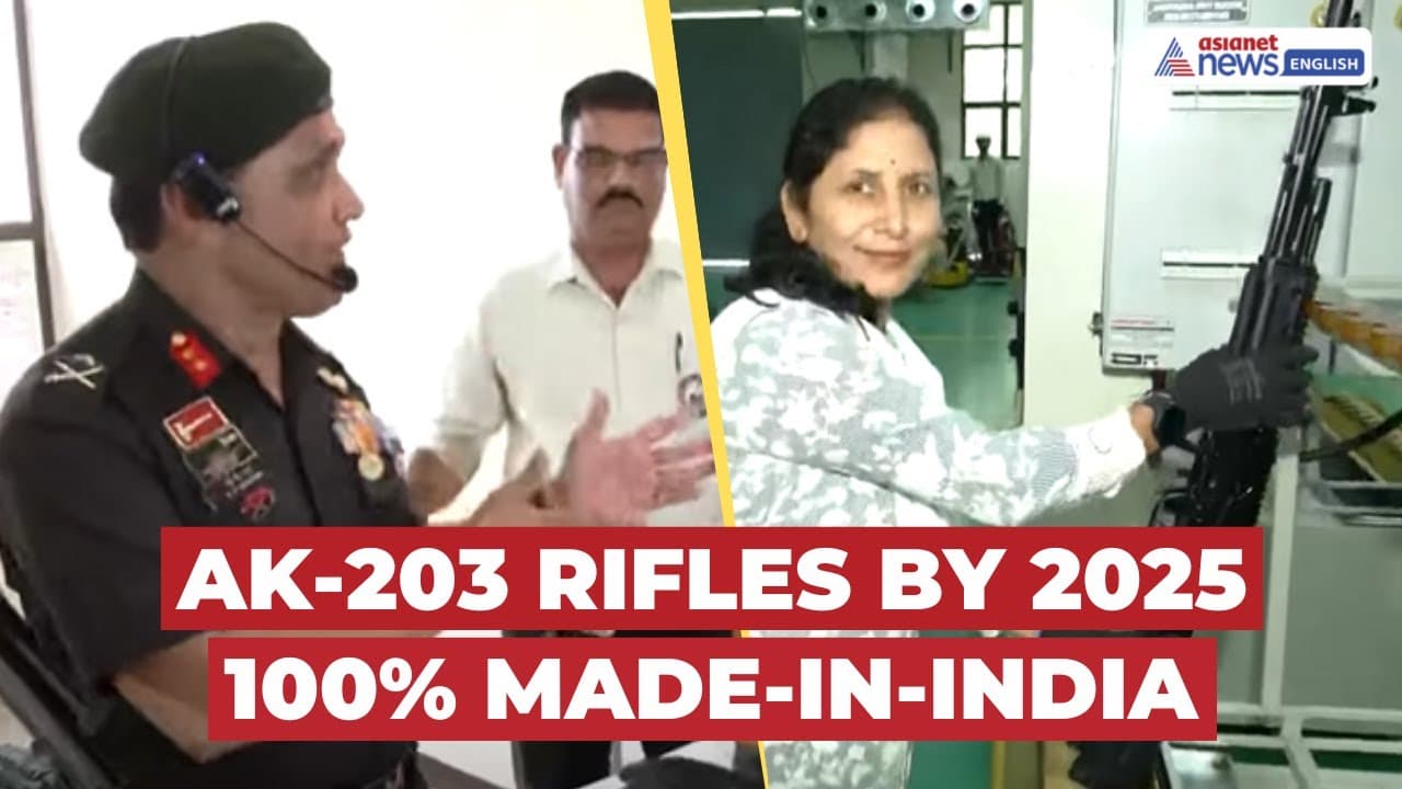 India to Achieve 100% Indigenous AK-203 Rifle Production by 2025: Maj ...