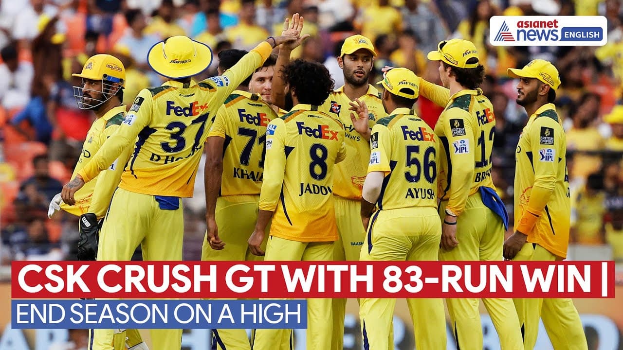 IPL 2025, GT vs CSK Highlights: Chennai Super Kings Dominate Gujarat Titans with 83-Run Win ...