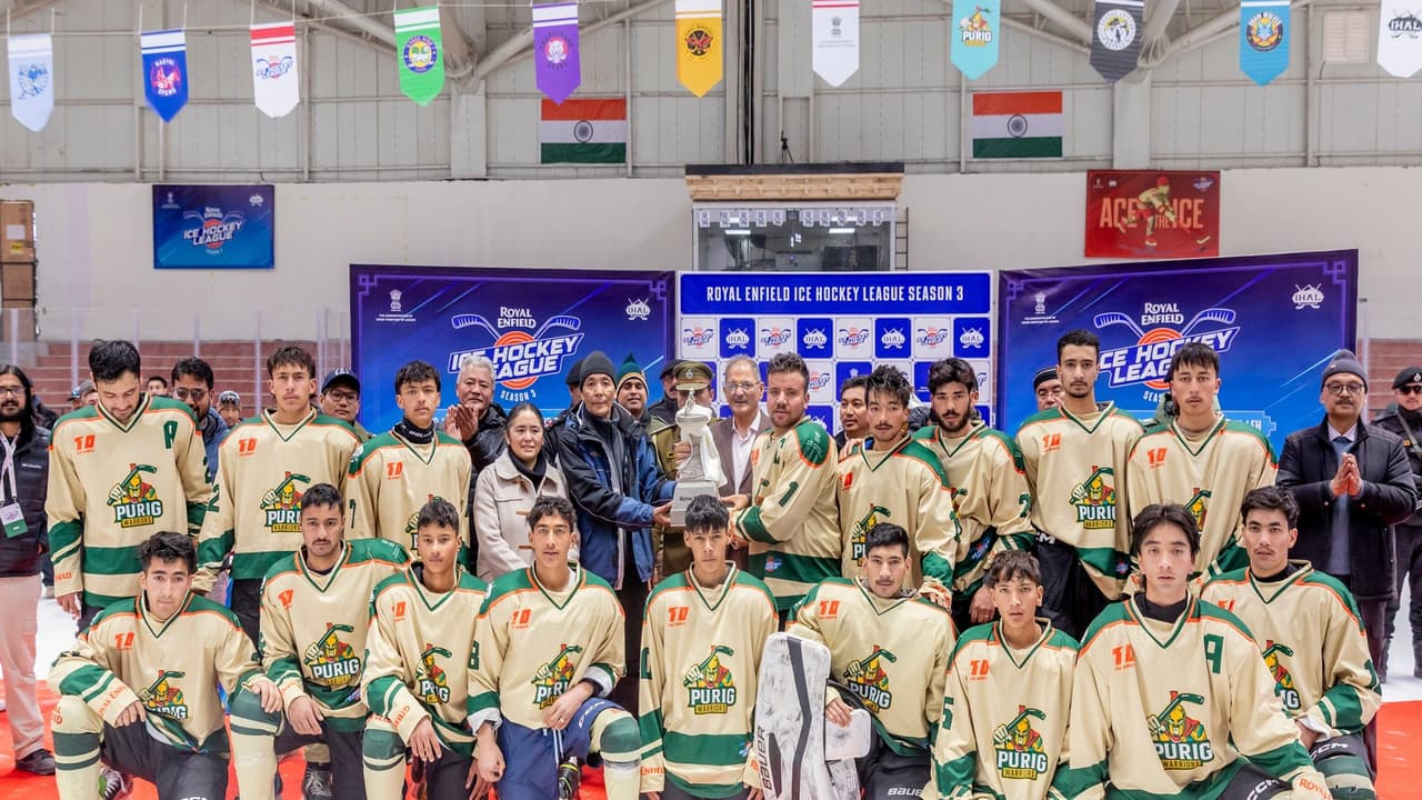 Ice Hockey League S3: Humas Warriors crowned men's champions in Ladakh ...