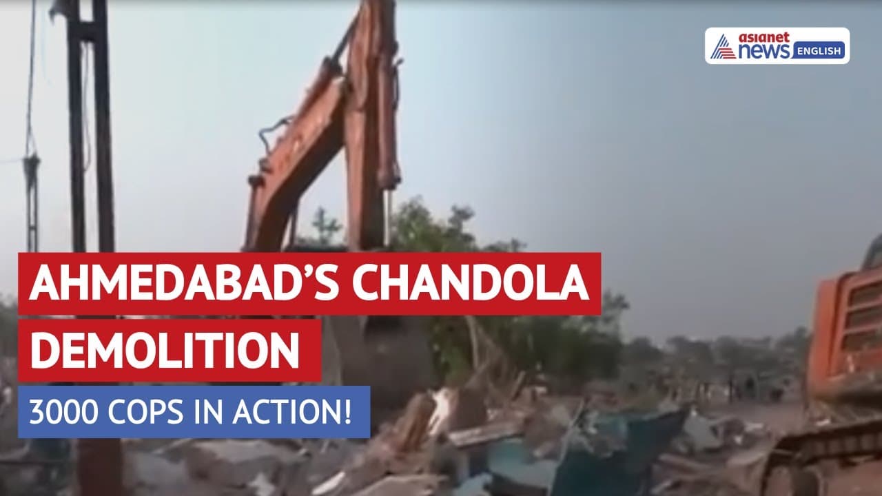 Ahmedabad’s Chandola Demolition Phase 2 | 3000 Cops Deployed to Clear ...