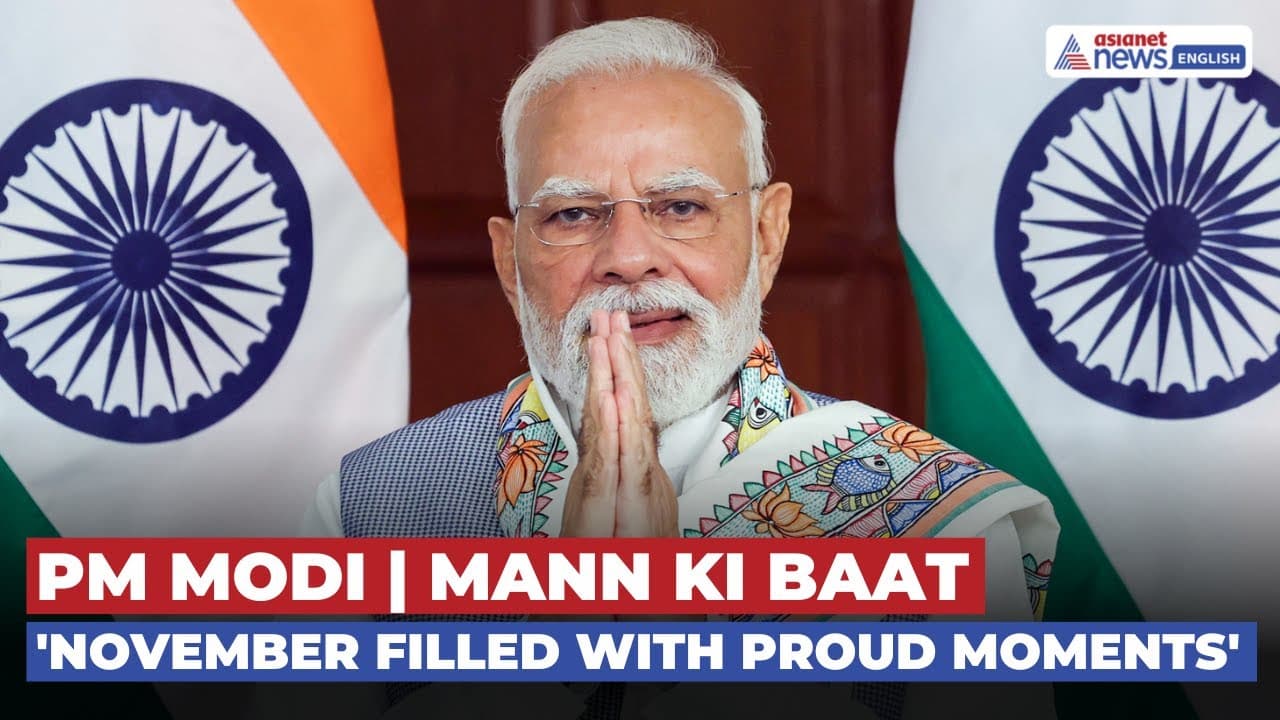 PM Modi Highlights India’s Proud Achievements in November Address ...