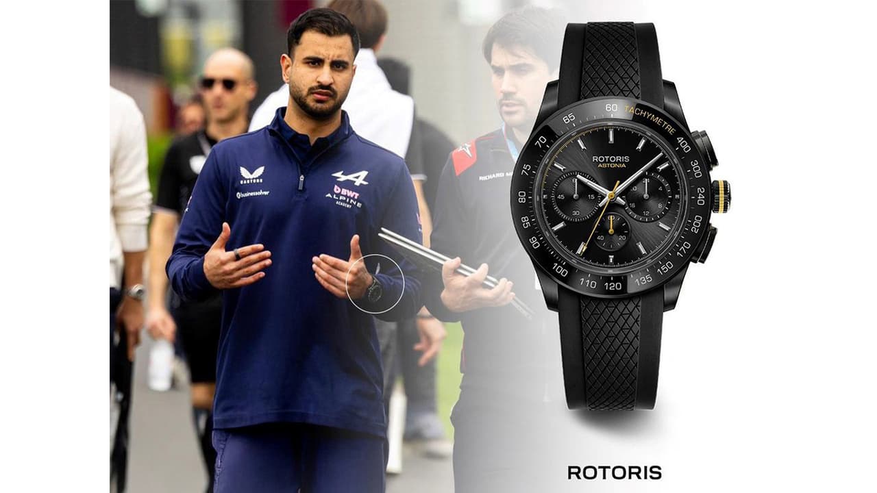 Indian watch brand Rotoris makes Formula 1 debut on Kush Maini ...