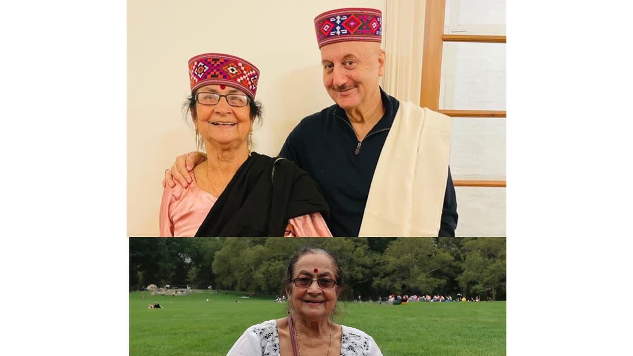 Anupam Kher calls mom Dulari 'God's most beautiful blessing' on bday ...