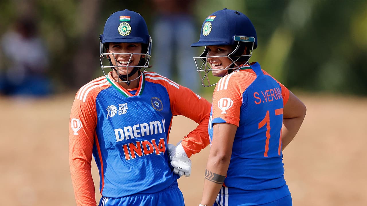 India Women set new T20I record; Mandhana, Shafali break partnership ...