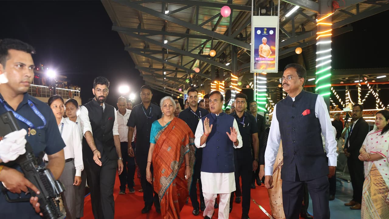 Nirmala Sitharaman, Himanta Sarma visit TATA OSAT Centre in Assam, a ...