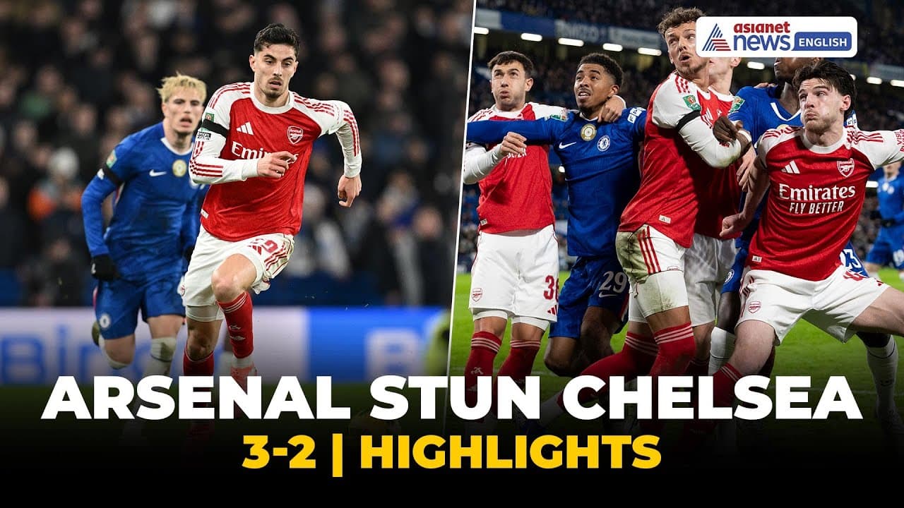 Chelsea vs Arsenal Highlights: Gunners Edge Blues 3-2 in Carabao Cup ...