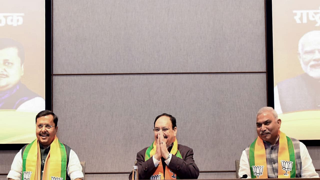 New BJP chief Nitin Nabin chairs first meeting, reviews poll preps ...