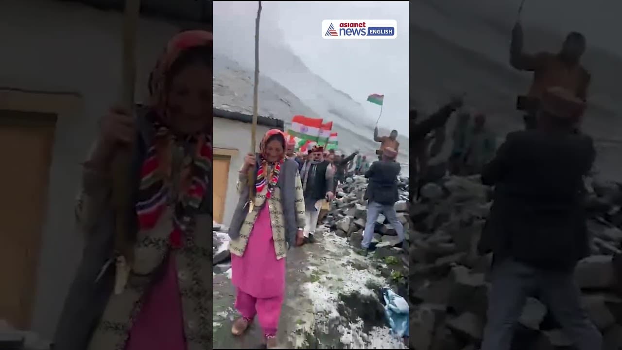 Tiranga Yatra at 13,570 Ft in Chamba Salutes Armed Forces’ Bravery ...