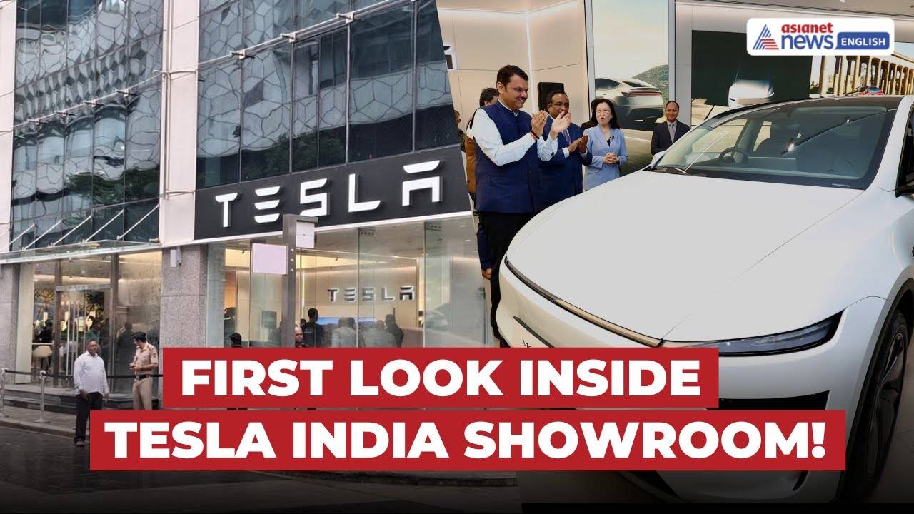 Inside India’s First Tesla Showroom at Mumbai’s BKC! | Asianet Newsable