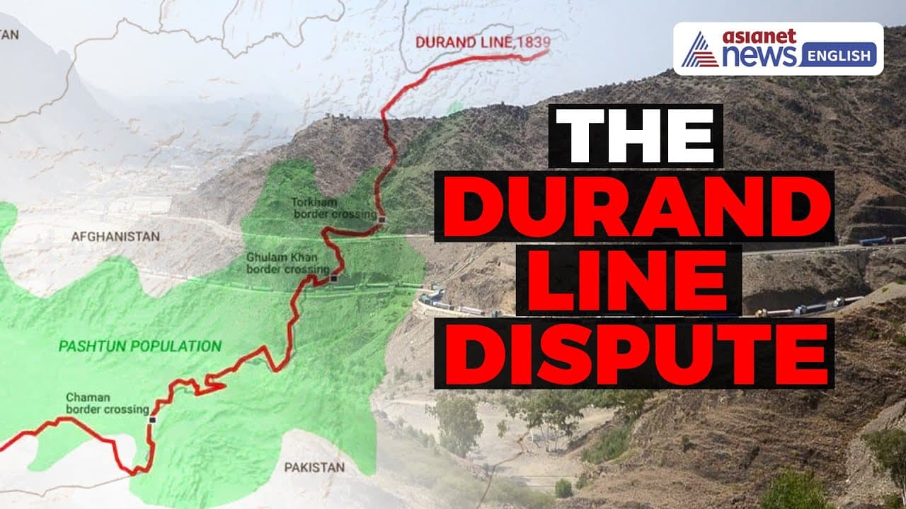 Durand Line Dispute: The Frontier at Heart of Afghan-Pak Tensions as ...