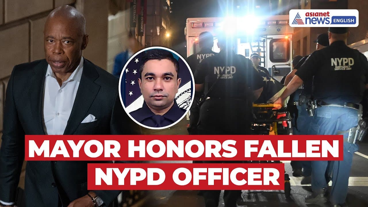 Manhattan Shooting: Mayor Eric Adams Honors Fallen NYPD Officer, a ...