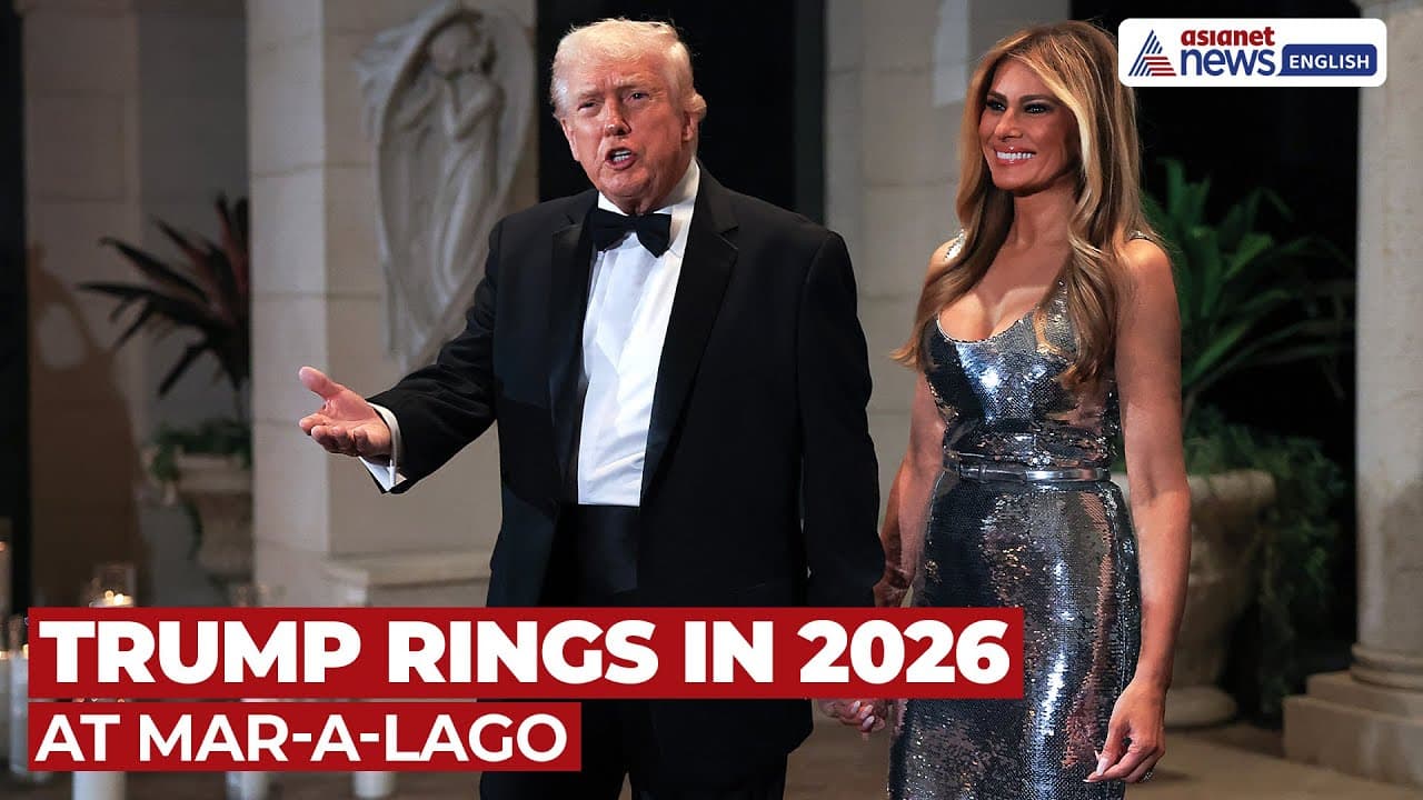 Inside Trump’s New Year Eve Party at Mar-a-Lago | WATCH | Asianet Newsable