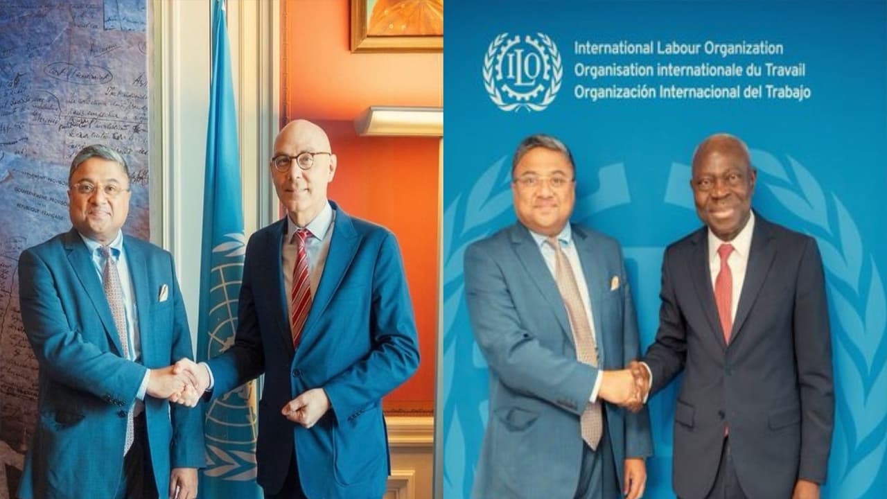 India's Secy Sibi George discusses rights, AI, labour in Geneva ...