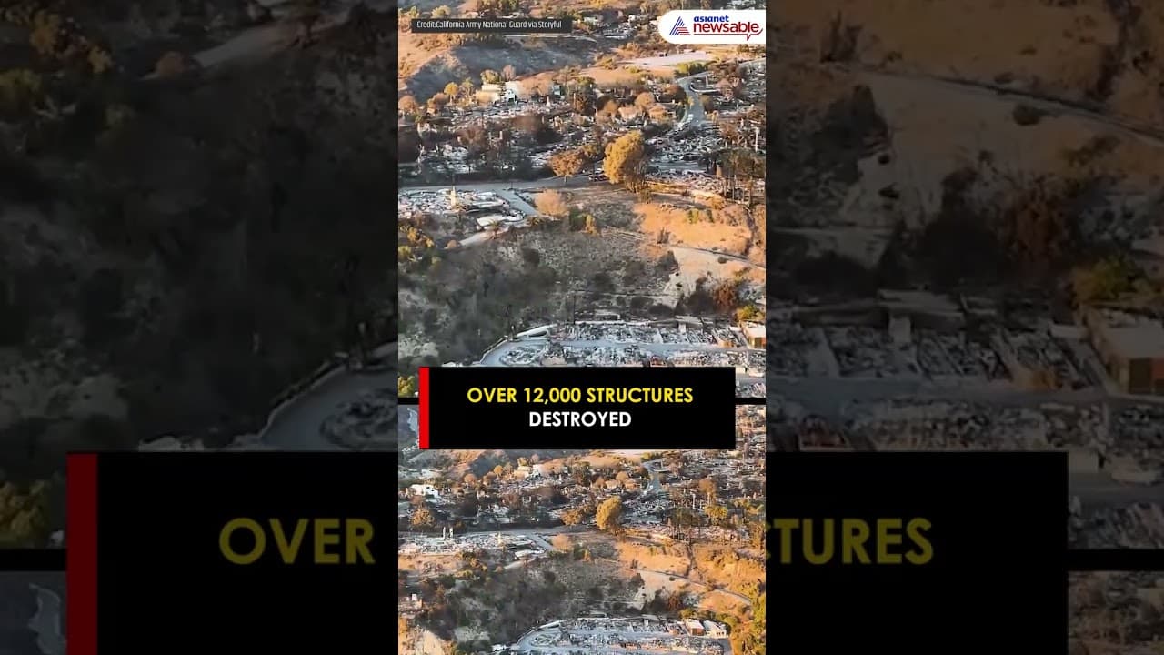 Eye-Opening Aerial FOOTAGE Shows Devastating Wildfire Damage in ...