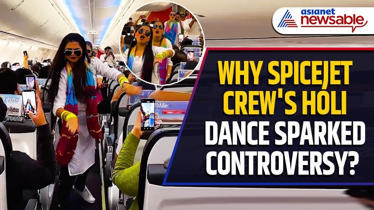 SpiceJet Cabin Crew's VIRAL Holi Dance: Why the Video Sparked ...