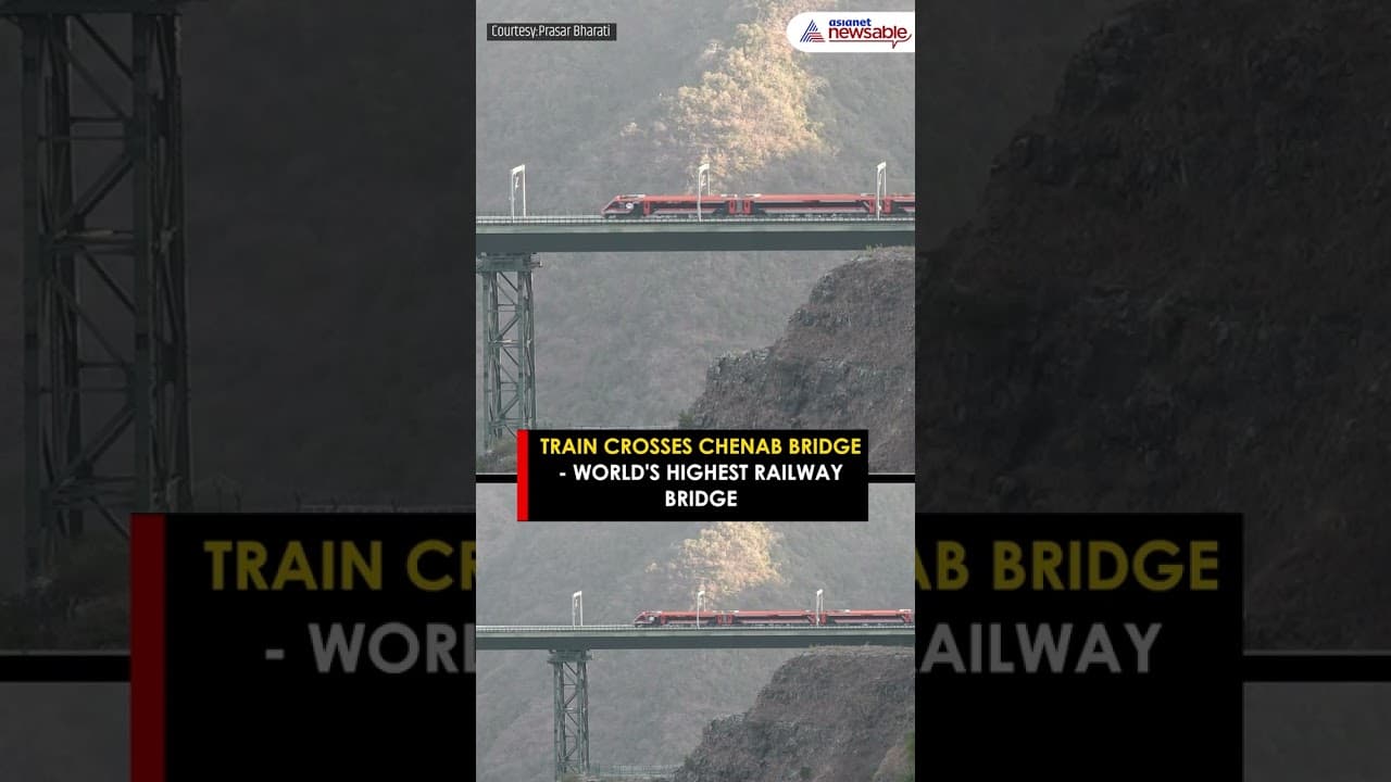 Watch | Vande Bharat Train's 1st Trial Run On World's Highest Rail ...