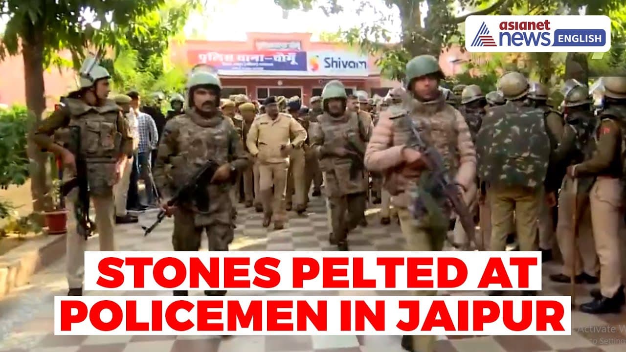 Chomu, Jaipur: Stone Pelting Over Encroachment, Security Deployed ...