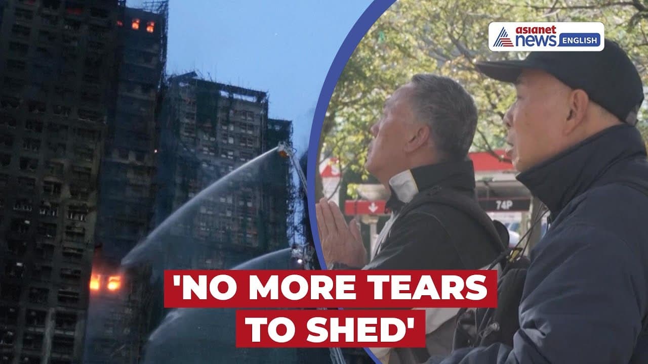 Hong Kong Residents Lay Flowers for Fire Victims | Tai Po Fire ...