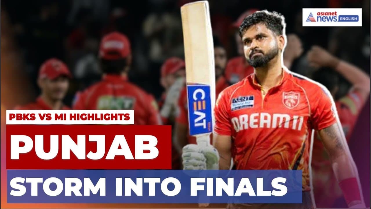 IPL 2025 PBKS vs MI Highlights | Shreyas Iyer’s Masterclass Powers Punjab Kings to Final ...