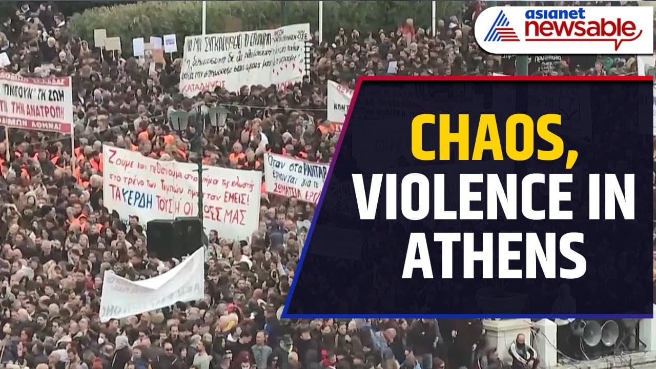 Protesters on Rampage on Second Anniversary of Tempi Train Crash ...