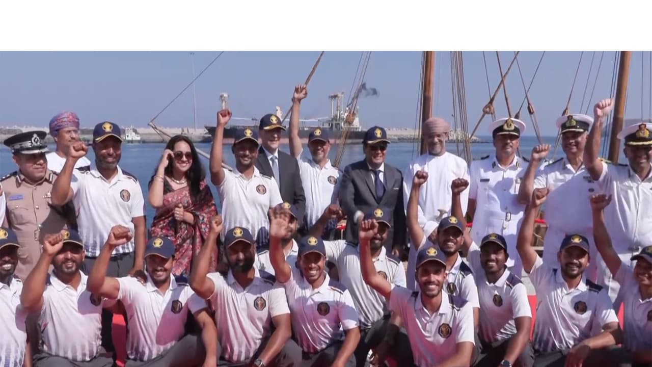 Indian Navy's stitched ship INSV Kaundinya completes maiden voyage ...